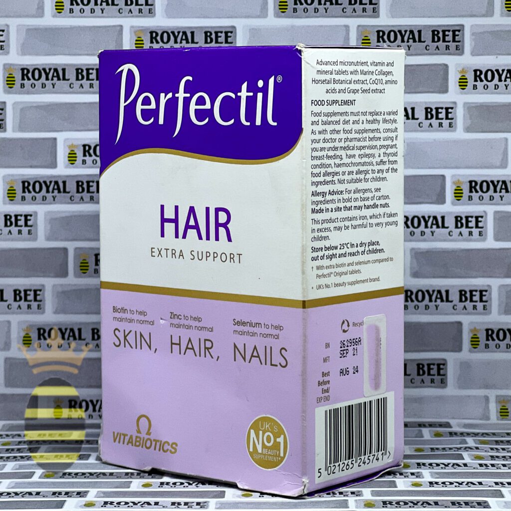 Perfectil Hair-60 Tablets - Royal Bee | Body Care